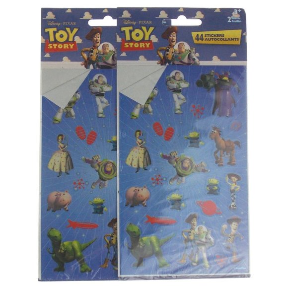 Disney | Toys | Disney Pixar Toy Story Sticker Sets Lot Of 2 Buzz ...
